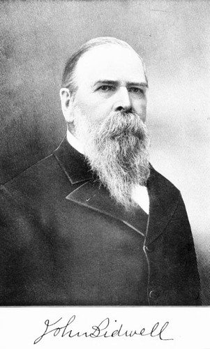 Portrait of John Bidwell taken 1895 — Calisphere