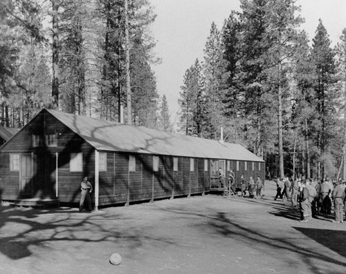 Shasta Dam: Mess hall at Baird CCC Camp — Calisphere