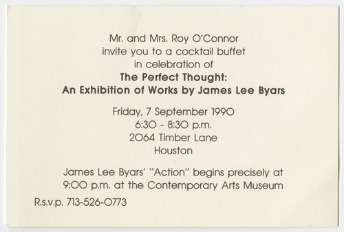 Invitation (The Perfect Thought) — Calisphere