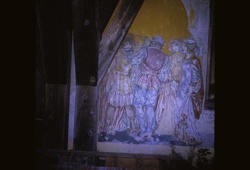 Wyntoon, Cinderella House, exterior, mural, Pogany — Calisphere