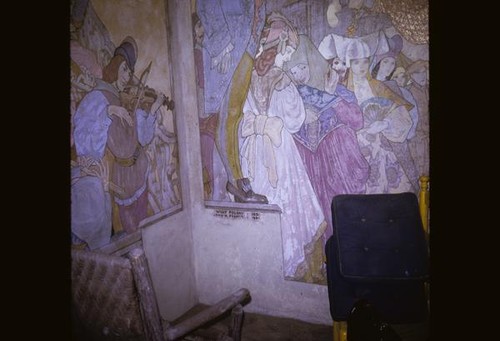 Wyntoon, Cinderella House, exterior, mural, Pogany — Calisphere