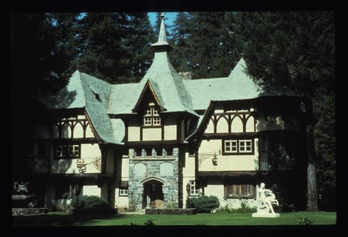 Wyntoon, Angel House, exterior, grounds — Calisphere