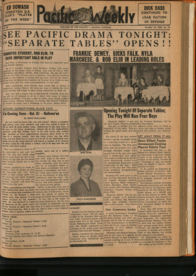 The Pacific Weekly October 24, 1958 — Calisphere