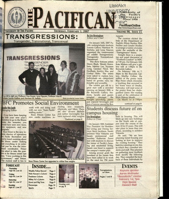 The Pacifican February 1, 2007 — Calisphere