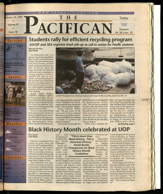 The Pacifican February 22, 2001 — Calisphere