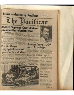 The Pacifican, April 23, 1976 — Calisphere