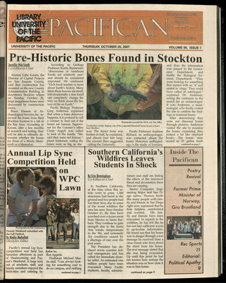 The Pacifican October 25, 2007 — Calisphere