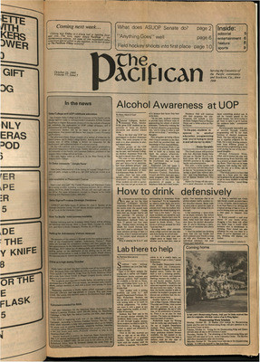 The Pacifican, October 16, 1986 — Calisphere