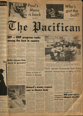 The Pacifican, September 19, 1975 — Calisphere