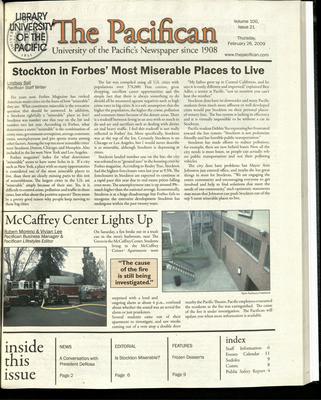 The Pacifican February 26, 2009 — Calisphere