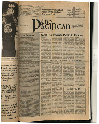 The Pacifican, December 11, 1986 — Calisphere
