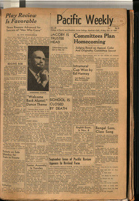 Pacific Weekly, October 31, 1941 — Calisphere