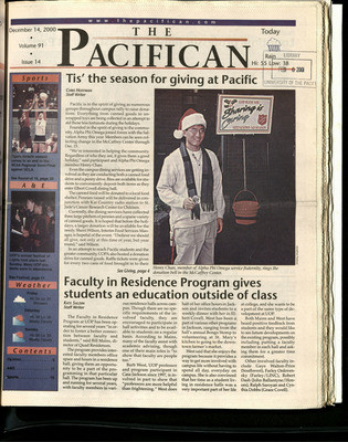 The Pacifican December 14, 2000 — Calisphere