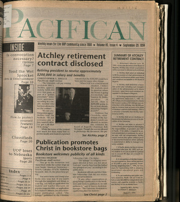 The Pacifican, September 29,1994 — Calisphere