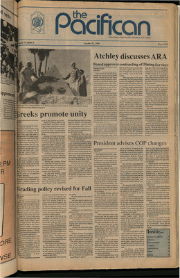 The Pacifican, October 20, 1988 — Calisphere