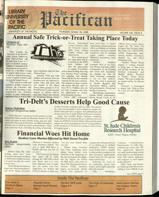 The Pacifican October 30, 2008 — Calisphere