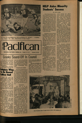 The Pacifican, October 26, 1973 — Calisphere