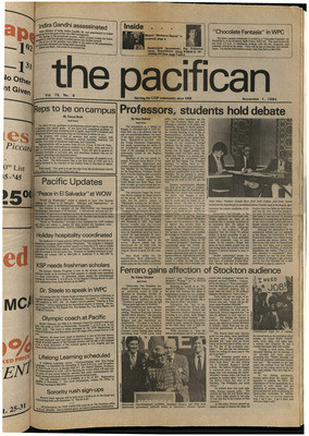The Pacifican, November 1,1984 — Calisphere