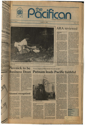 The Pacifican, October 27, 1988 — Calisphere