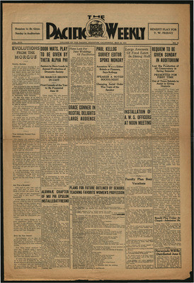 The Pacific Weekly, May 28, 1925 — Calisphere