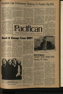 The Pacifican, November 9, 1973 — Calisphere