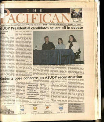 The Pacifican, March 11, 1999 — Calisphere