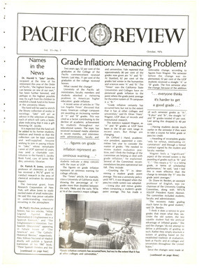 Pacific Review October 1976 — Calisphere