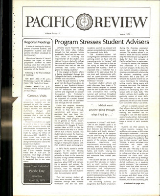 Pacific Review March 1975 — Calisphere