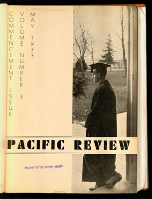 Pacific Review May 1933 (Commencement Issue) — Calisphere