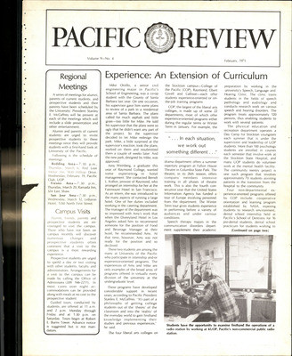 Pacific Review February 1975 — Calisphere