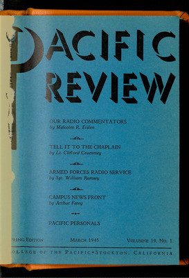 Pacific Review March 1945 — Calisphere
