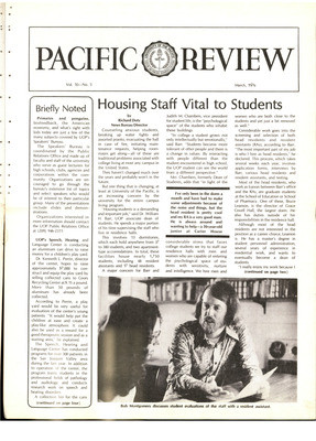 Pacific Review March 1976 — Calisphere