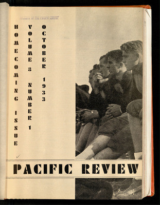 Pacific Review October 1933 (Homecoming Issue) — Calisphere