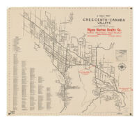 Street Map Of The Crescenta Canada Valleys Wynn Norton Realty Co