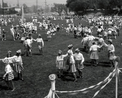 View of a celebration at Arcadia Community Regional Park — Calisphere