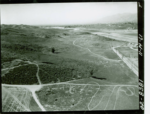Aerial view of Frank G. Bonelli Regional Park — Calisphere