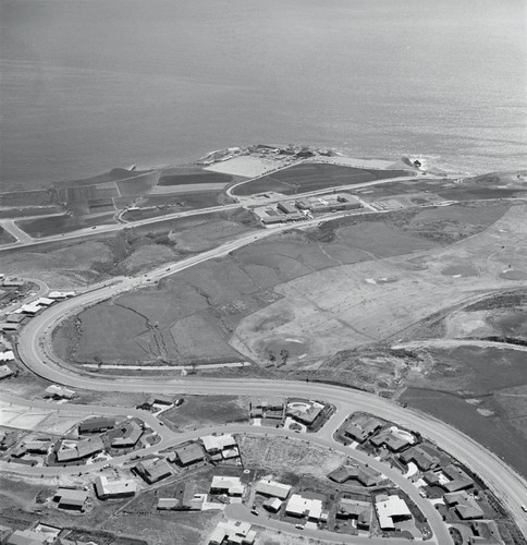 Aerial view of Los Verdes Golf Course — Calisphere