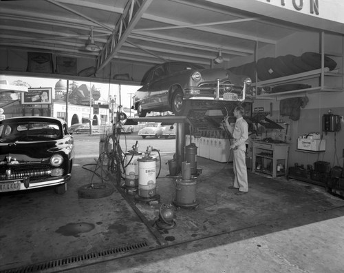 Grease rack after work — Calisphere