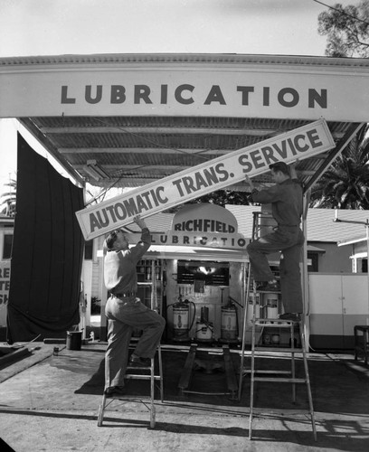 Hanging new signs — Calisphere