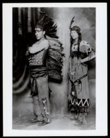 Thomas L. Johnson and Alice Reed in costume for Hiawatha's Wedding ...