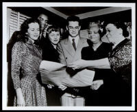 Group portrait with Helen Gahagan and Charlotta Bass, 1945-1950 ...