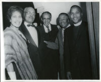 Juanita Miller, Dr. John A. Somerville, Judge Loren Miller, Dr. William ...