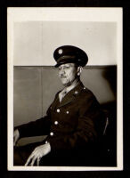 Calvin B. Harper in military uniform during WWII, 1941-1945 — Calisphere