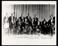 Orchestra, possibly for Noble Sissle and Eubie Blake's musical "Shuffle ...