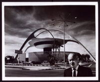 Paul R. Williams with the Theme Building at Los Angeles International ...