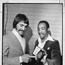 Joe Grier (right) and Pete Ranzany, boxers — Calisphere
