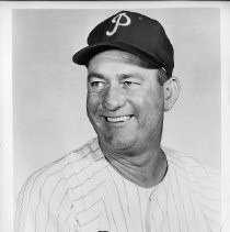 Bob Lemon, the Hall of Fame pitcher, as a coach for the Phillies ...