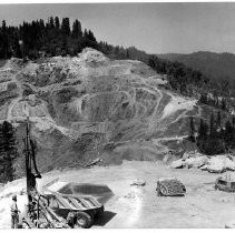Bullards Bar Dam construction — Calisphere