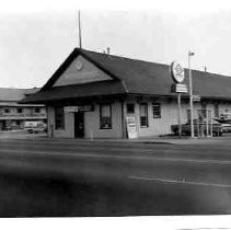 View of the Virginia and Truckee Railroad Depot in Carson City, Nevada ...