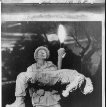 Dr. Kenneth Fox and his sculpture, "Why" a memorial to the fallen in ...